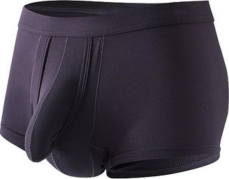 Generic Lot de 4 caleçons boxeurs pour homme avec nez déléphant classique slutty Jockstrap rehausseur de tronc déléphant Boxer Boxer Slip Slip Slip respirant 