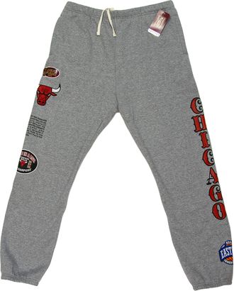 Mitchell & Ness NBA Team Origins Fleece Pants - Chicago Bulls, L