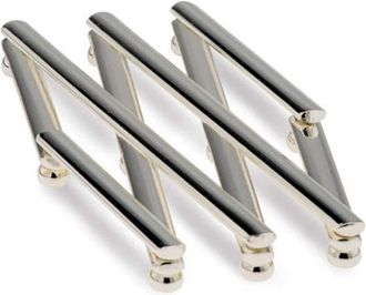 Silberkanne Topfuntersetzer Schere ausziehbar (bis 55 cm) | Premium Silber Plated versilbert | Top Verarbeitung