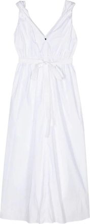 Sofie D'Hoore Knielanges Kleid - Wei&szlig;