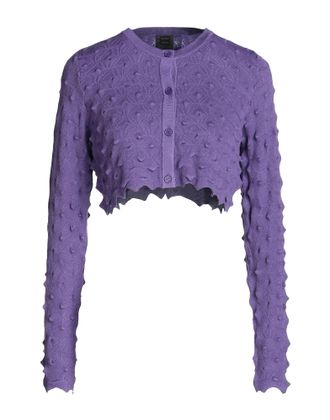 8 by YOOX VISCOSE BLEND 3D EFFECT KNITTED CARDIGAN
