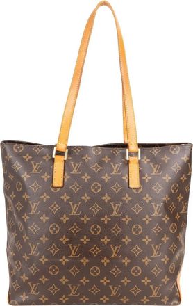 Louis Vuitton Crossbody Bags - Louis Vuitton Canvas Monogram Cabas Mezzo Shoulder - Gr. unisize - in Braun - f&uuml;r Damen