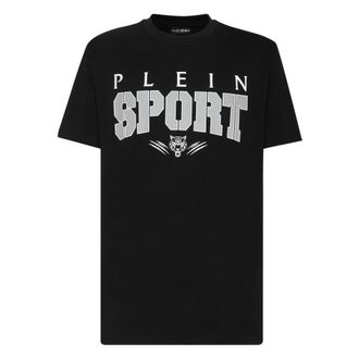 Plein Sport T-Shirt Rundhals - - Sport - Herren - Schwarzk - 2XL
