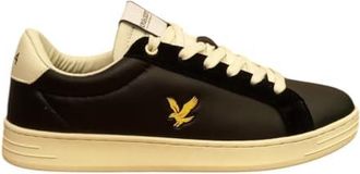Lyle & Scott Elgin, Baskets Low, Chaussures Mode Casual, Black White, 41 EU