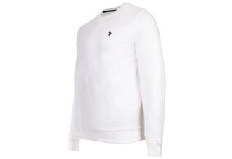U.S.Polo Association Sweatshirt Herren Sweatshirt 1er Pack Baumwolle Sweatshirt Diagonal Fleece (Packung, 1er Pack)