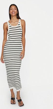 Vila Strickkleid Margot 14099509 Écru Regular Fit