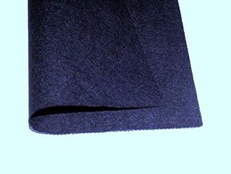 CRS Fur Fabrics Acryl F&uuml;hlte Baize Basteln/Poker Stoff - Marineblau - Blau, 1Mtr - 150cmx100cm