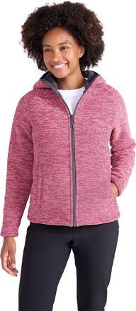 Mountain Warehouse Hayfield Fleece-Oberteil f&uuml;r Damen, Kunstfell gef&uuml;ttert, Meliert (Pink)