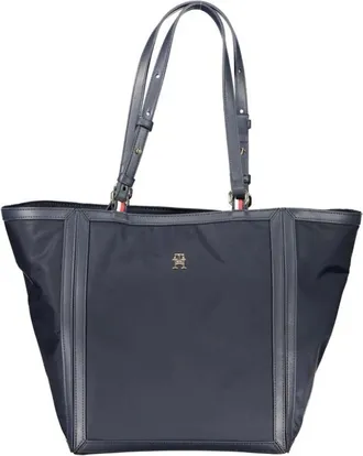 Tommy Hilfiger Femme, Sacs, Bleu, Taille: ONE Size Polyester Tote Bag