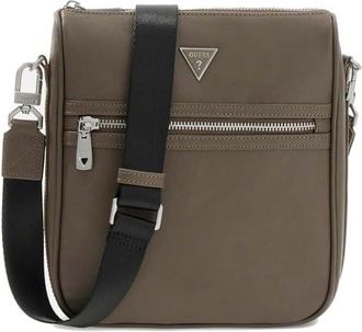 Guess sac à épaule bandoulière Milano Crossbody Bag 2 Brown Shitake taupe