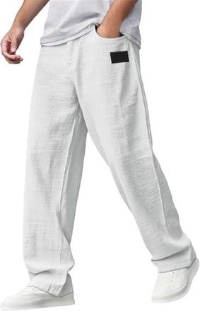 Generic Jogging Homme Pantalon Jogging Homme Pantalon Survetement Homme Confortable Classique - Pantalon L&eacute;ger Homme avec Logo Brod&eacute; Et Cordon - Ample pour Ac