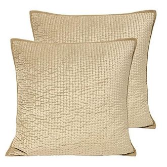 Riva Paoletti Brooklands Kissen, Polyester, Champagner, 55 x 55cm, 2