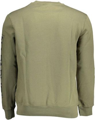 Napapijri Cotton-Polyester Crew Neck Sweatshirt - Green