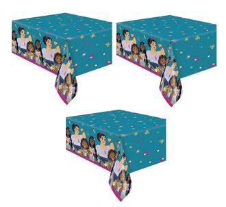 Unique Encanto Rechteckige bedruckte Kunststoff-Tischdecken für Geburtstagsfeiern, 137 x 213 cm