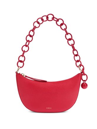 Furla mini sac Sfera à détail de chaîne - Rouge