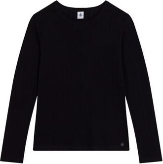 Petit Bateau TS MLR TRO sous V&ecirc;tements Jour, Black, M Femme