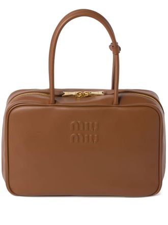 Miu Miu Beau Tote Bag - Braun