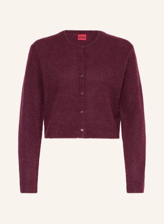 HUGO BOSS Hugo Strickjacke Stefbra rot
