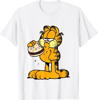 Garfield isst Burger T-Shirt
