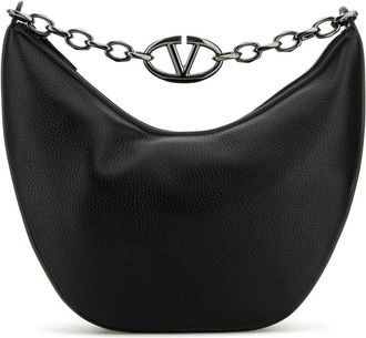Valentino Garavani Homme, Sacs, Noir, Taille: ONE Size VLogo Moon Hobo Bag