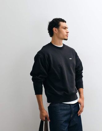 Vans Sweat ras de cou avec logo sur la poitrine - Noir