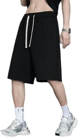 Generic Short de sport dété pour homme - Pantalon ample - Vêtements décontractés pour hommes, BK01., XS