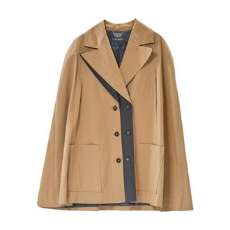 Karl Lagerfeld Fashion Trench Cape - - Coats - Damen - Beige - S