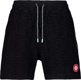 Casablanca Homme, Shorts, Noir, Taille: L Monogram Jacquard Towelling Shorts