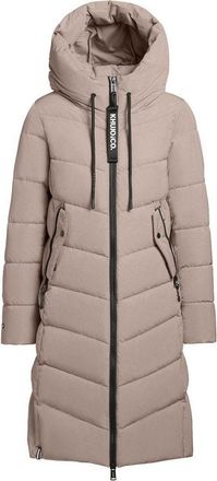 Khujo Winterjacke MIKIA2 Steppmantel, gro&szlig;e Kapuze, Fleecefutter