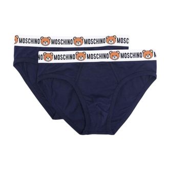 Moschino Seiden Slip Set - - Underwear - Herren - Blau - 2XL