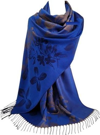 GFM &Eacute;charpe ch&acirc;le style pashmina &agrave; motif floral (FRL3), L