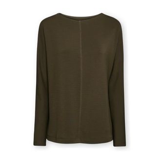 Elena Miro Femme, Tops, Vert, Taille: 42 FR SweaT-shirt en m&eacute;lange modal