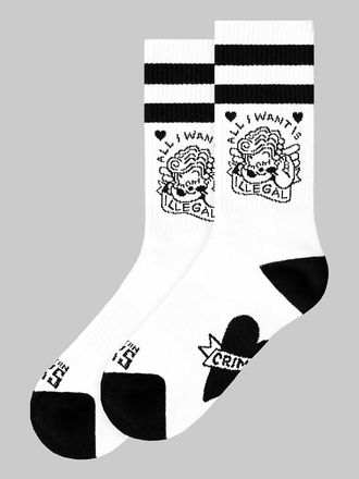 American Socks Cherubin - Mid High Socks &agrave; motifs