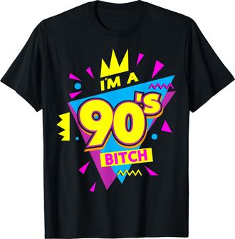 Generic Party Back to The 90s Costume Retro Style Fancy T-Shirt