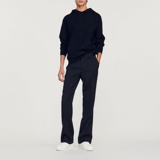 Sandro Hoodie aus Strick