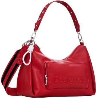 Desigual Sac &agrave; main en polyur&eacute;thane pour femme, rouge, Taille unique