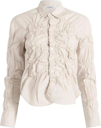 Gimaguas Femme, Blouses et Chemises, Beige, Taille: 42 FR Lupa Shirt