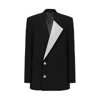 Balmain Blazer Homme en Viscose Noire - Femme - Vestes - Noir - Taille: 50 FR