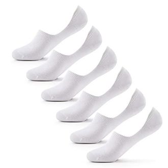 Keds Low Cut Sneaker Signature Knit No Show Sock Liners Chaussettes doublées, Blanc (6 Paires), Taille Unique (Lot de 6) Femme