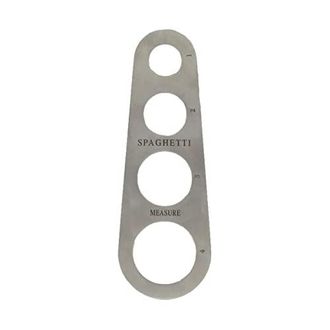 Fackelmann Fackelmann 40933 Spaghetti-Messger&auml;t, Spaghetti-Dosierer f&uuml;r 1 bis 4 Personen, Edelstahl, 18,5 x 6,5 cm