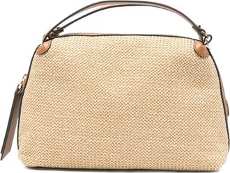 Gianni Chiarini Femme, Sacs, Beige, Taille: ONE Size Alifa Woven Tote Bag