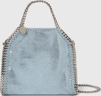 Stella McCartney Falabella Tiny Tote Bag, Woman, Sapphire blue