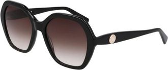 Longchamp Femme, Accessoires, Noir, Taille: 54 MM Lo759S N Lunettes de soleil