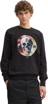 Paul Smith Herren, Sweatshirts & Hoodies, Schwarzk, SGr&ouml;&szlig;e