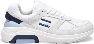 Tommy Jeans Femme, Chaussures, Blanc, Taille: 42 EU Runner Combined