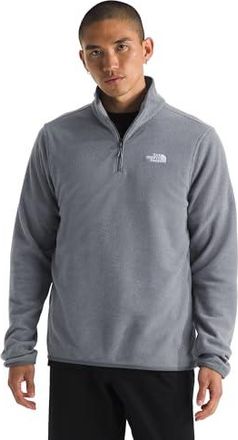 The North Face Glacier Fleece 1/4 Zip Sweat-Shirt pour Homme TNF Mid Grey Heather XXL