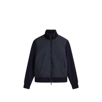 Tommy Hilfiger Blouson col montant en laine m&eacute;lang&eacute;e