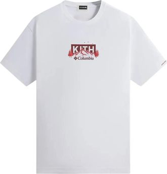 Kith x Columbia Landscape t-shirt à logo - Blanc