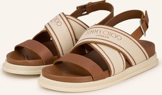Jimmy Choo London Sandalen Joa braun