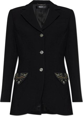 Versace Damen, Jacken, Schwarzk, 2XSGröße